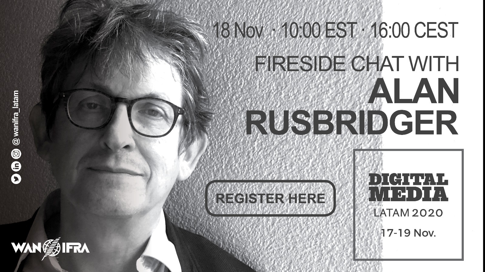 Alan Rusbridger: “Tenemos que repensar el periodismo” - WAN-IFRA