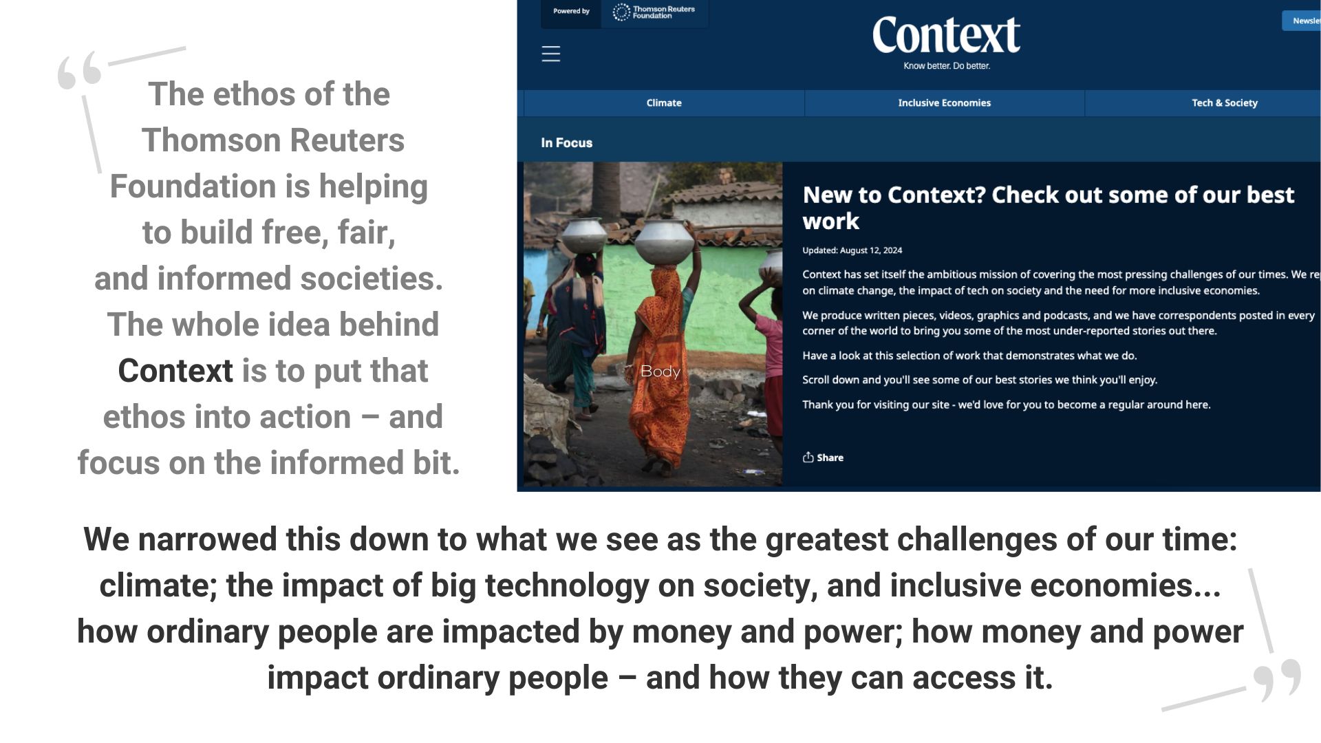 ‘The next big thing in journalism is: Journalism’ - WAN-IFRA