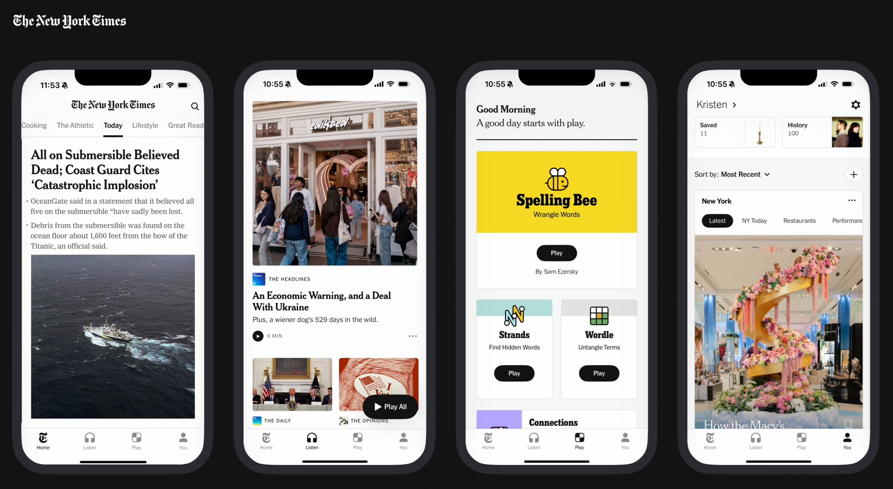 Read, play, swipe: The strategy behind The New York Times app revamp ...