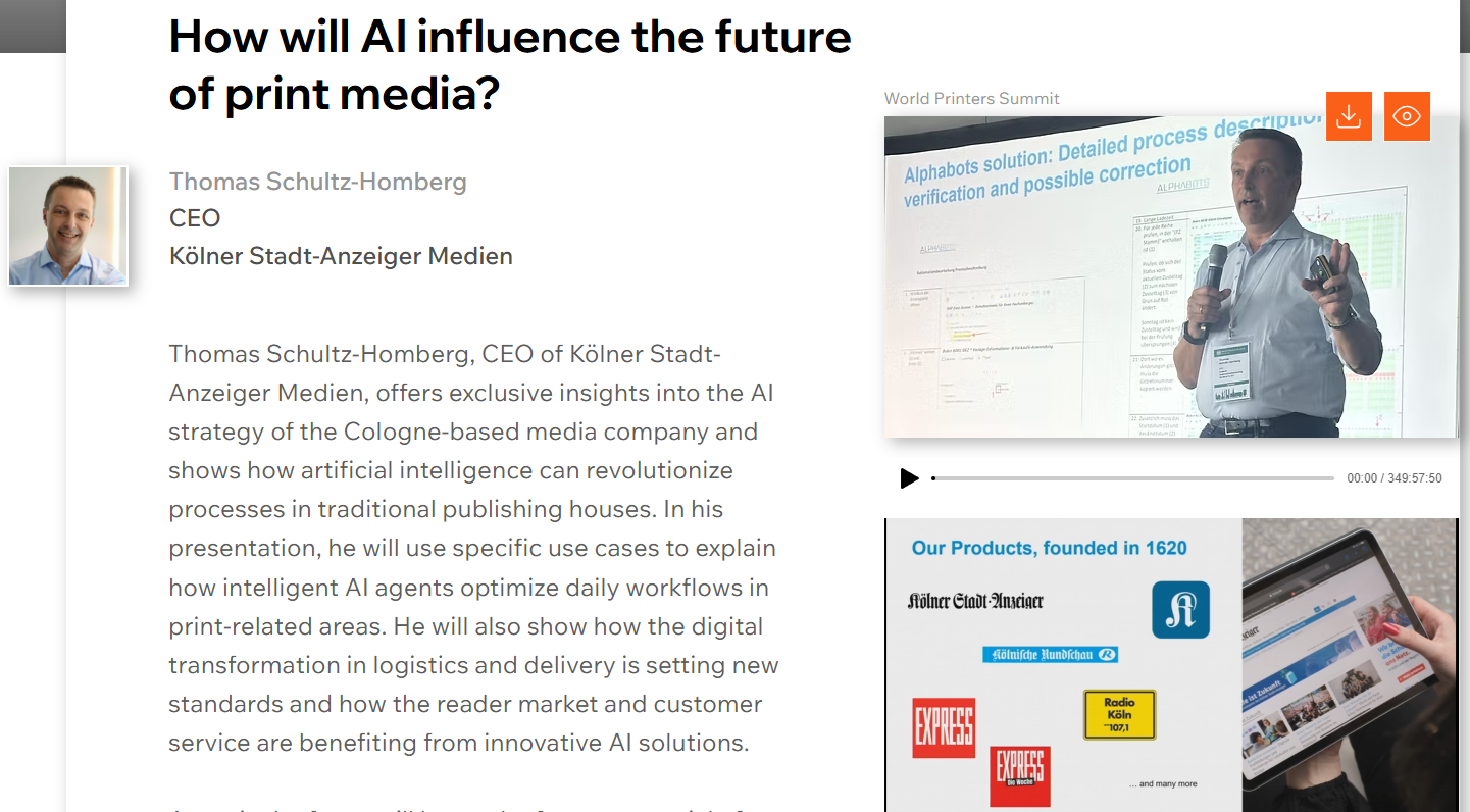 How Germany’s KStA Media uses AI to streamline logistics, customer ...