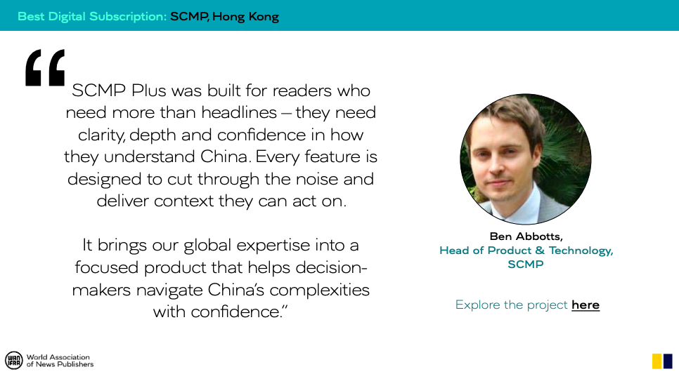 How the South China Morning Post designed its award-winning premium ...